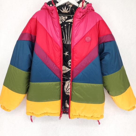 FARM Rio | Jackets & Coats | Farm Rio Black And White Cerrado Sky ...